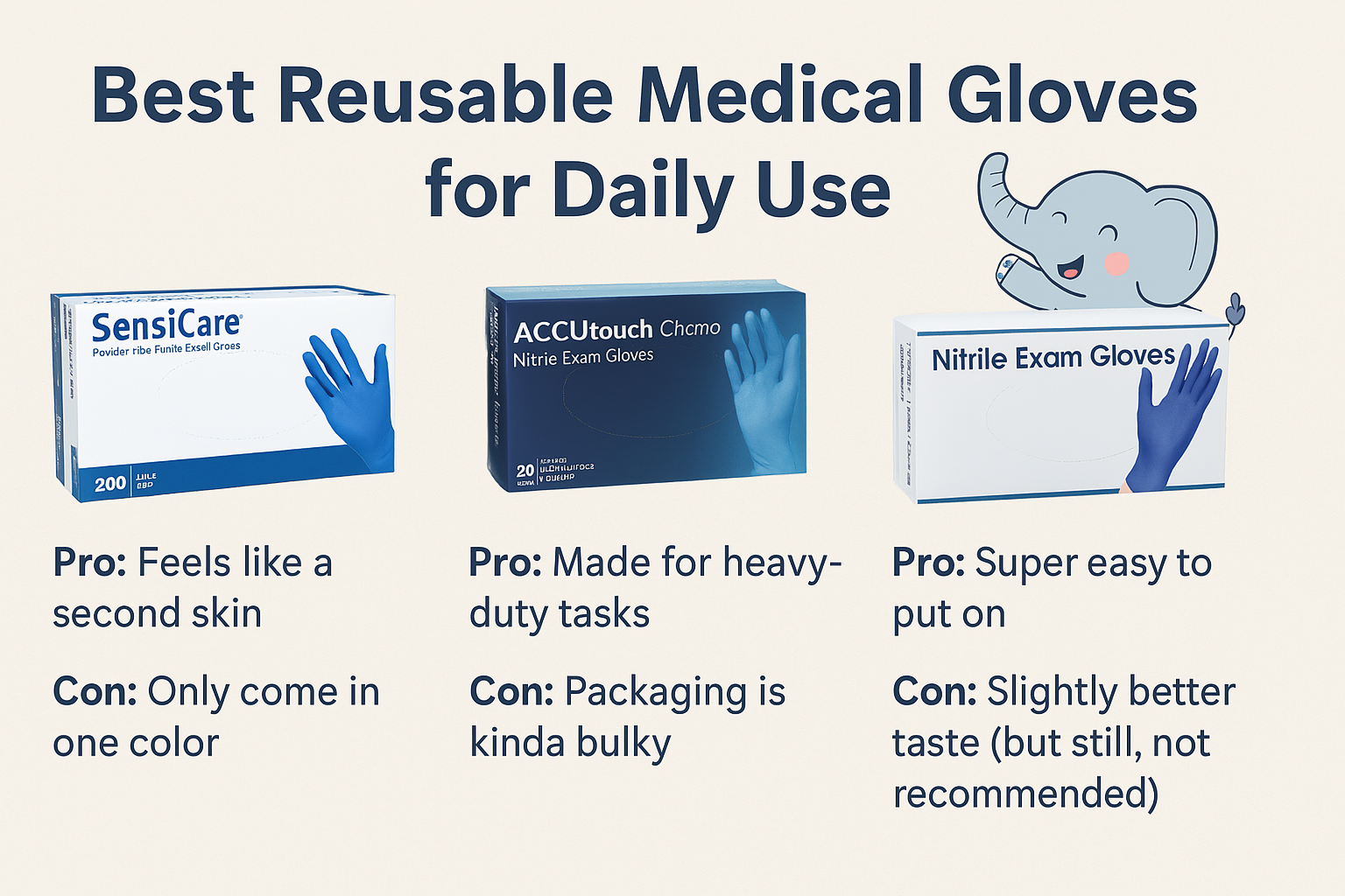 Best Reusable Medical Gloves for Daily Use – Cathmart