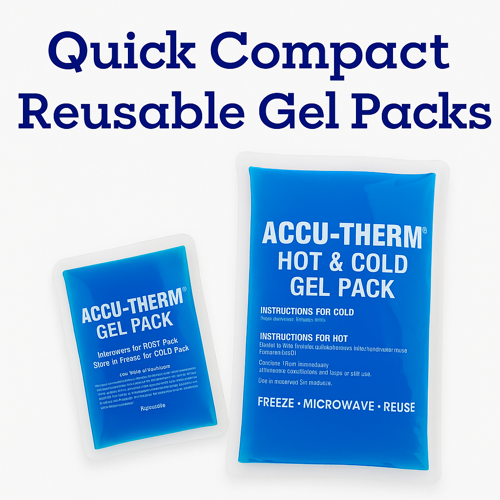 Quick Compact Reusable Gel Packs – Cathmart
